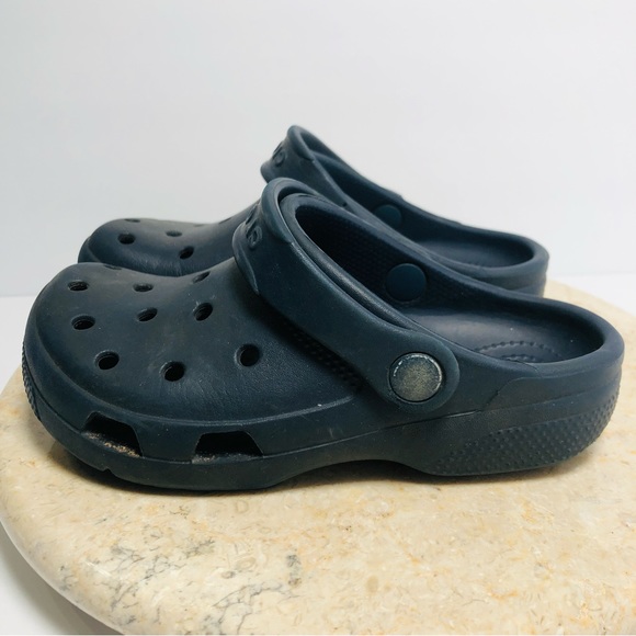 CROCS | Shoes | Crocs Navy Blue Kids Sz Everyday Comfort School Play ...
